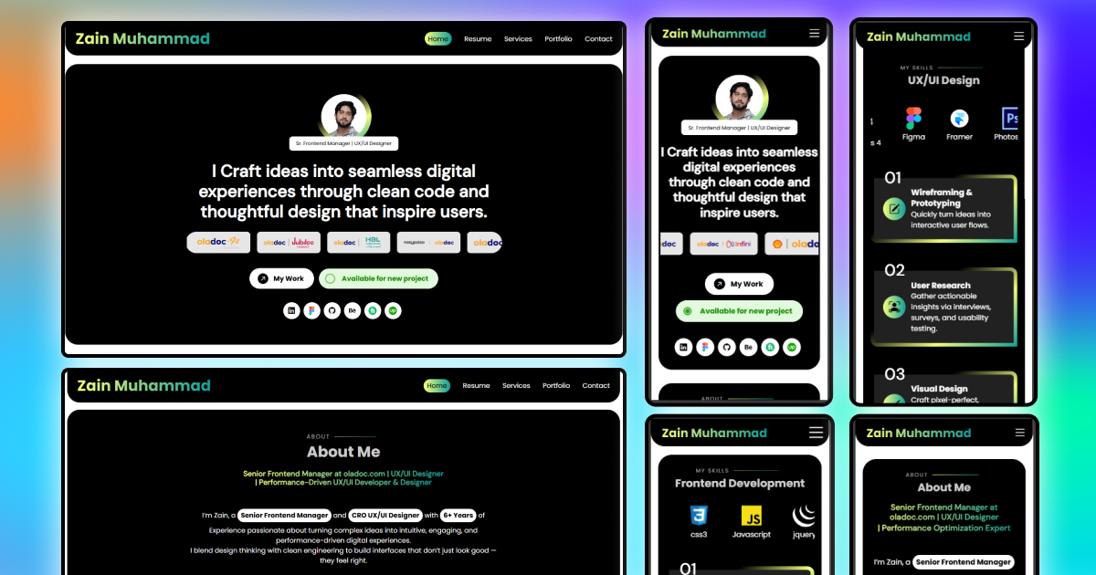 Senior Frontend Developer & UI/UX Expert | oladoc.com